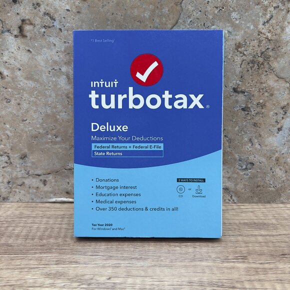 Intuit | Media | Intuit Turbotax Desktop Deluxe 220 | Poshmark